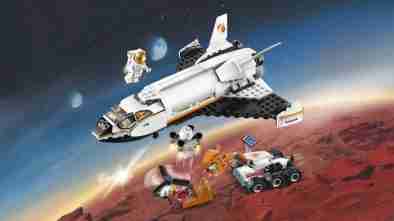 LEGO City Mars Research Shuttle Set Construction Review